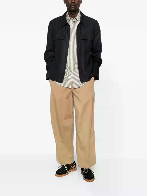 NINE:INTHE:MORNING Side-stripe Trousers