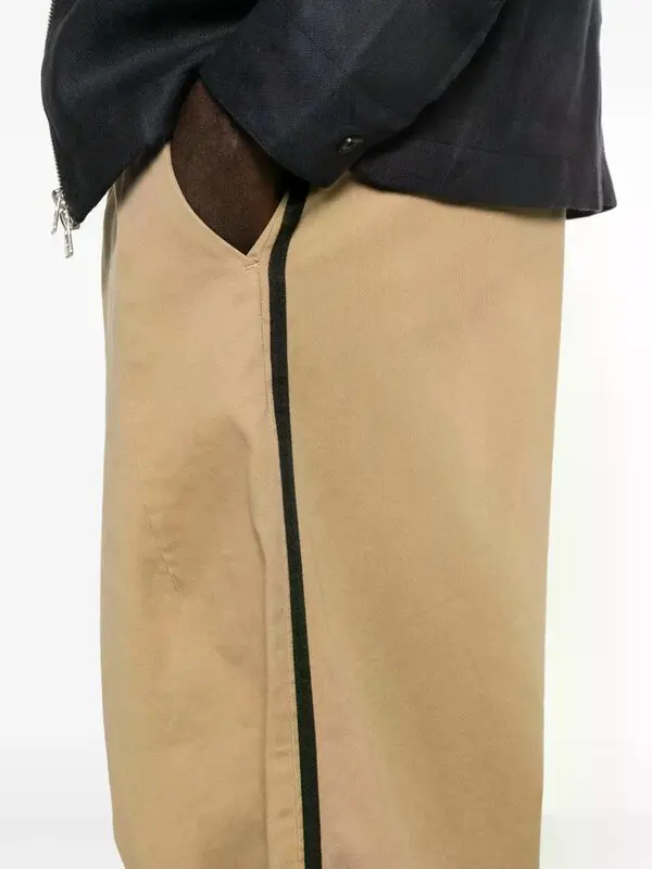 NINE:INTHE:MORNING Side-stripe Trousers