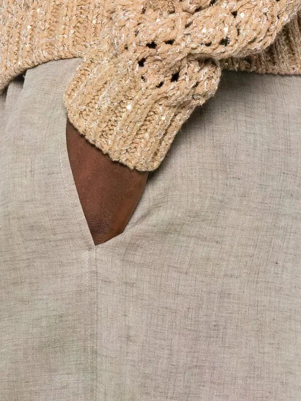 Fabiana Filippi Elastic-waistband Trousers - Neutrals