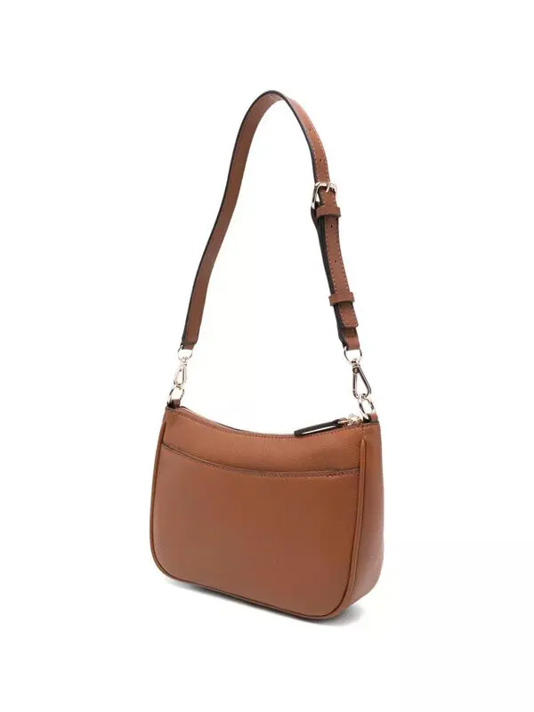 Guess Isola Logo-plaque Shoulder Bag - Brown