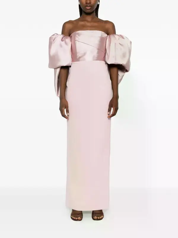 Solace London The Floris Maxi Dress - Pink