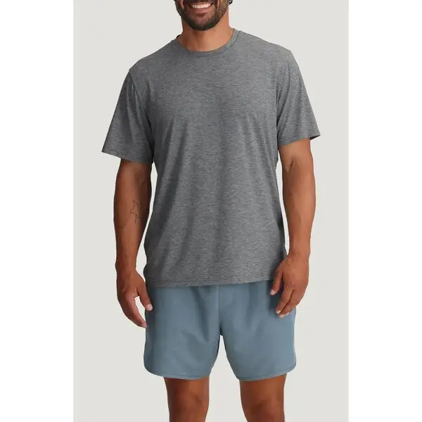 FREE FLY Elevate T-shirt - Heather Grey