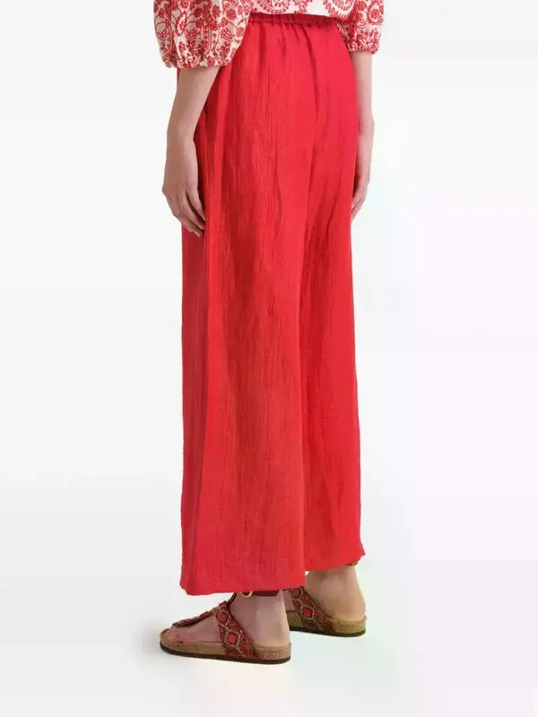 Malìparmi Jacquard Linen Trousers