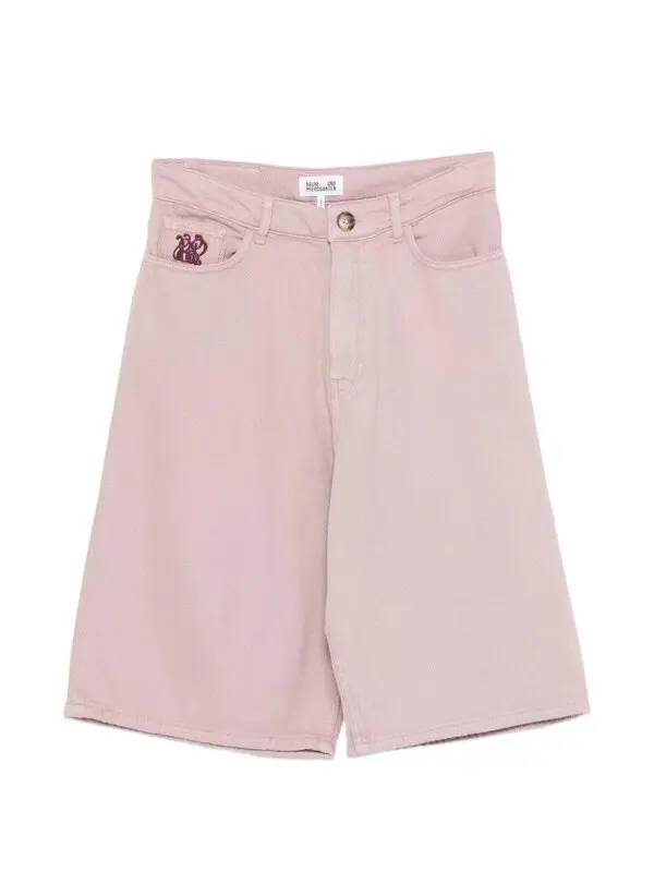 Baum Und Pferdgarten Niamh Embroidered Denim Shorts