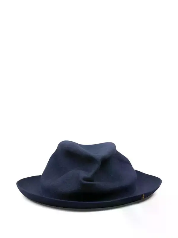 SUPERDUPER Hobo Wool Fedora Hat - Blue