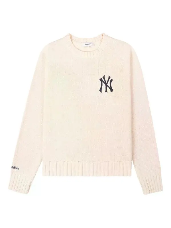 Sporty & Rich Embroidered-logo Sweater