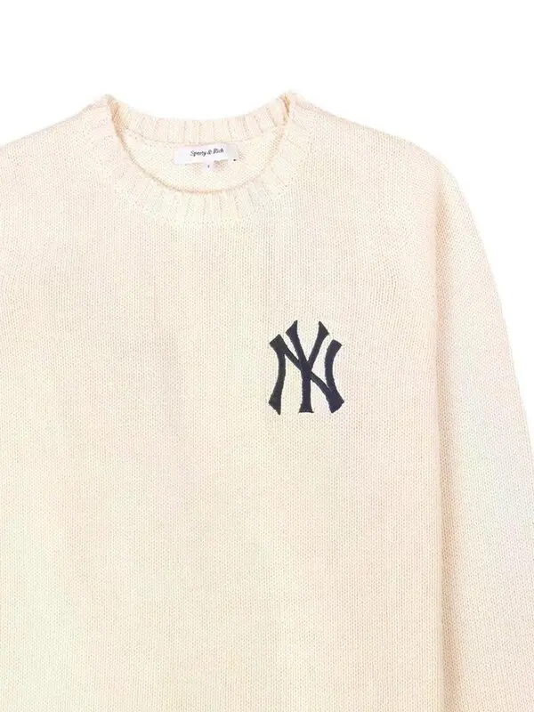 Sporty & Rich Embroidered-logo Sweater