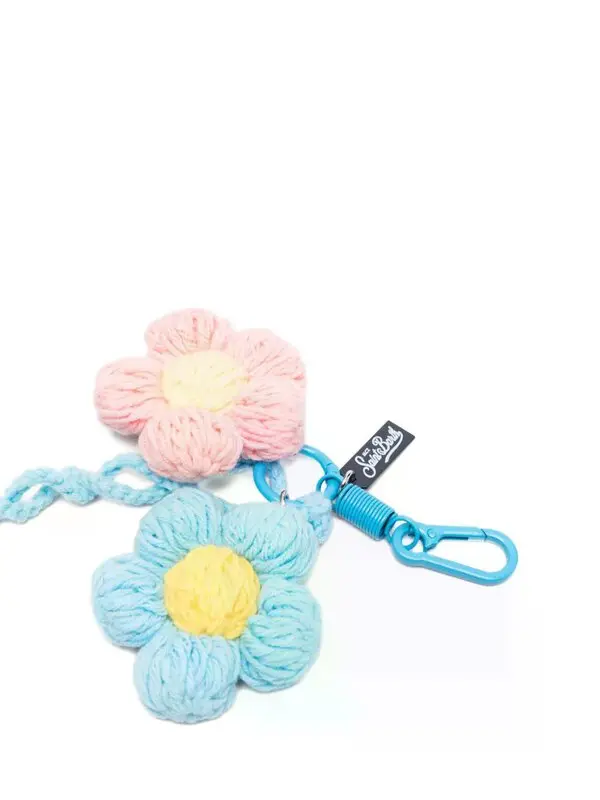MC2 SAINT BARTH Crochet Flower Keyring