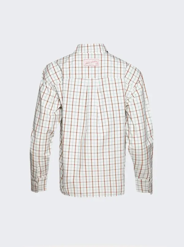 Victoria Beckham Ellis Check Shirt - White