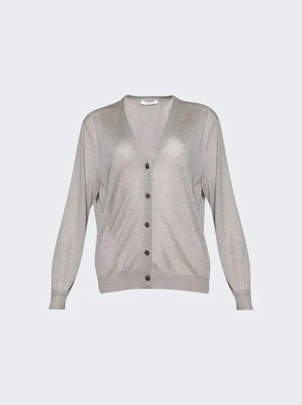 THE ROW Nilas Cashmere Cardigan - Beige