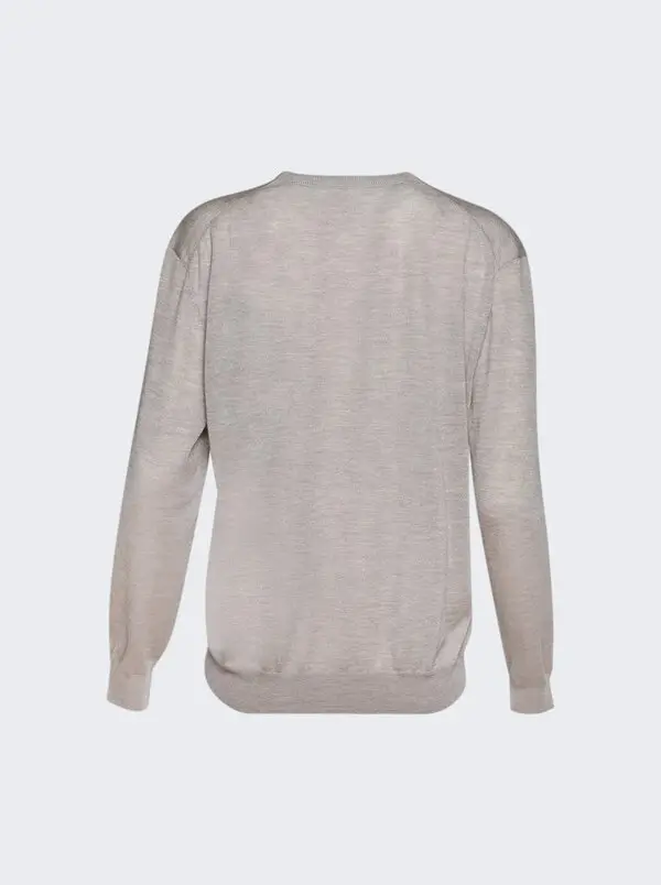 THE ROW Nilas Cashmere Cardigan - Beige