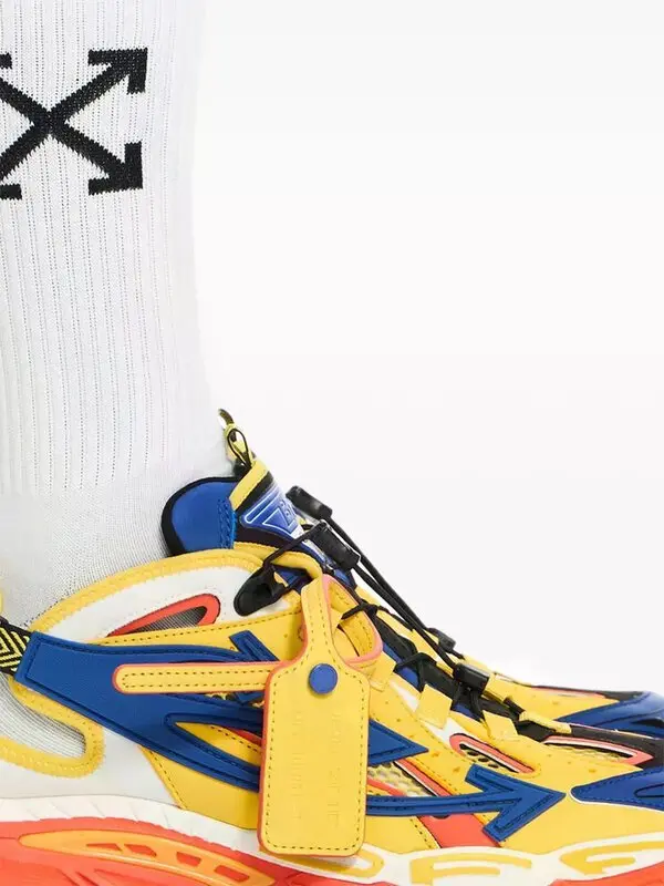 Off-White The Be Right Back" Open Low-top Sneakers - Yellow