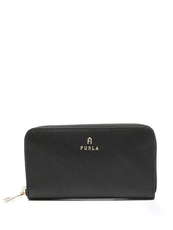 Furla Medium Camelia Zip Wallet - Black