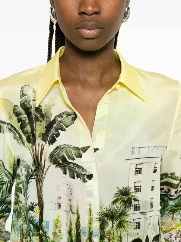 Alice + Olivia Printed Shirt