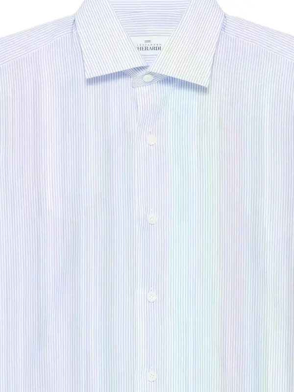 ALESSANDRO GHERARDI Striped Cotton Shirt - White