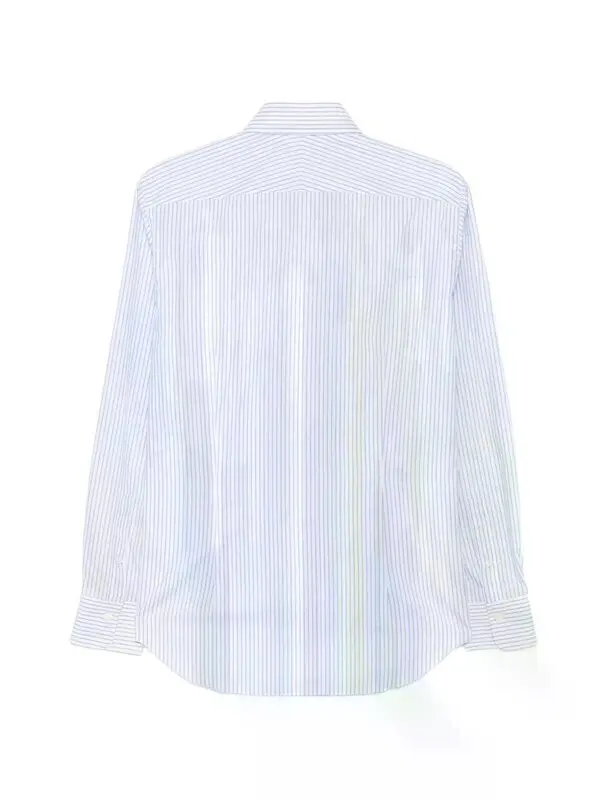 ALESSANDRO GHERARDI Striped Cotton Shirt - White