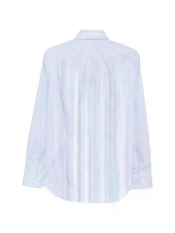 ALESSANDRO GHERARDI Striped Buttoned Shirt - Blue