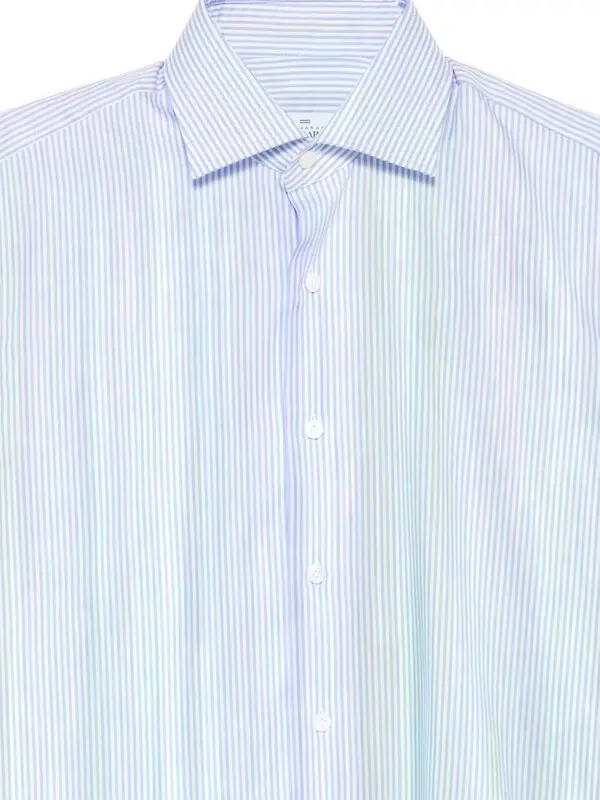 ALESSANDRO GHERARDI Striped Buttoned Shirt - Blue