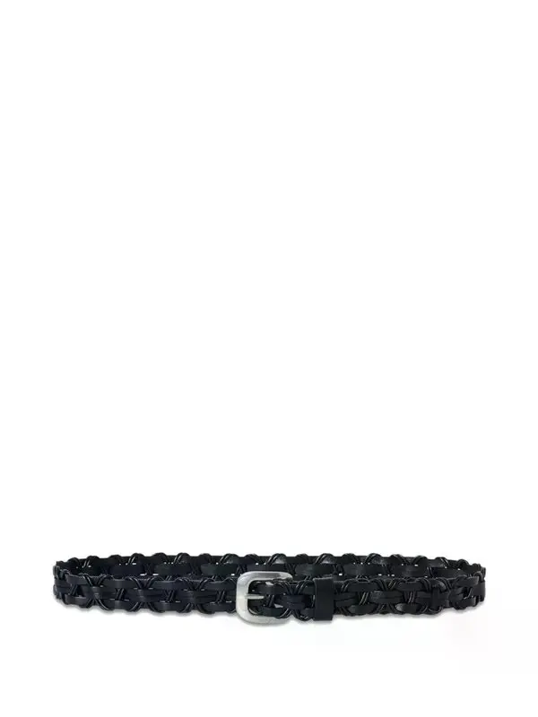 THE ROW Cord Leather Belt - Black