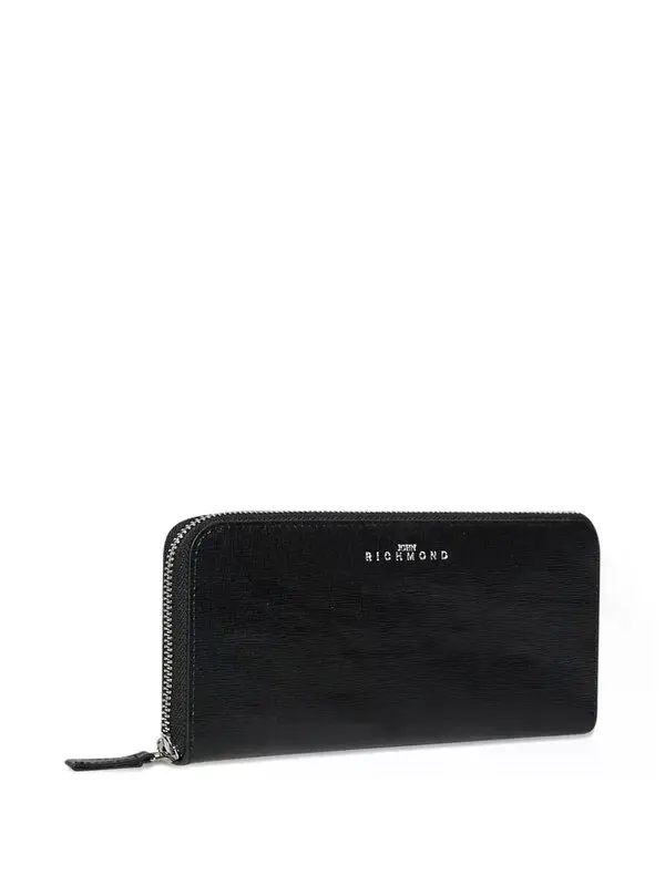 John Richmond Logo Zip Wallet
