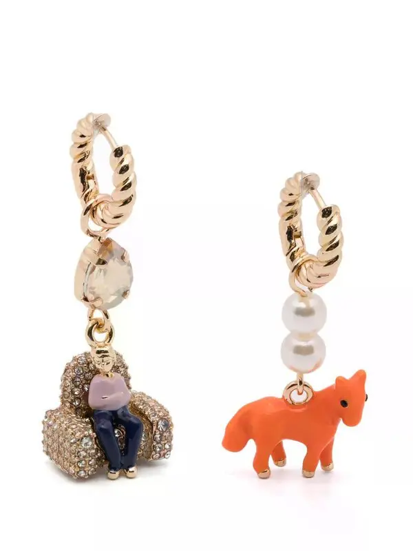 Essentiel Antwerp Charm-pendant Earrings - Gold