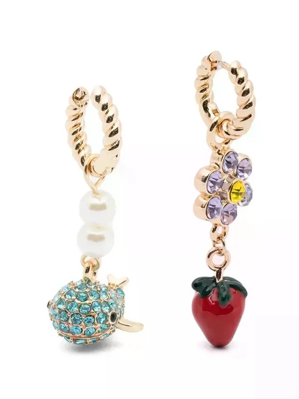 Essentiel Antwerp Crystal-embellished Earrings - Gold