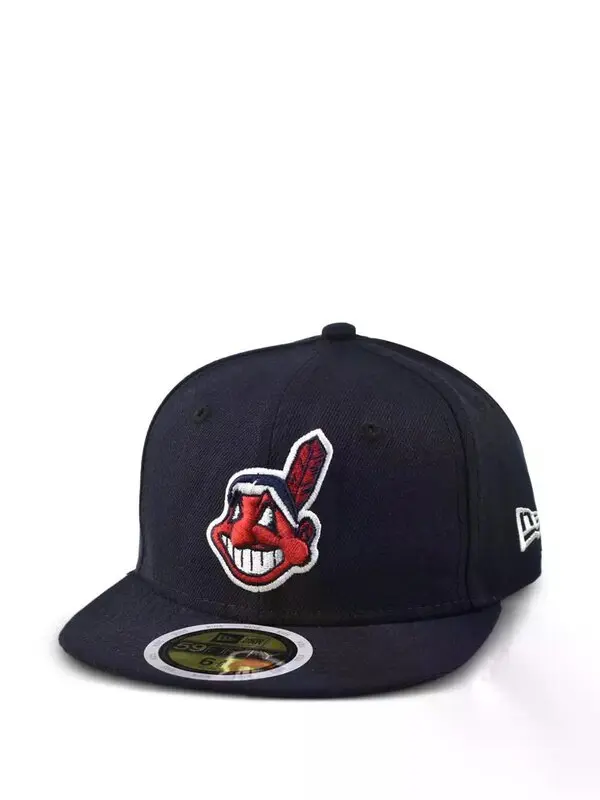 New Era 59fifty Cleveland Indians Chief Wahoo Cap - Blue