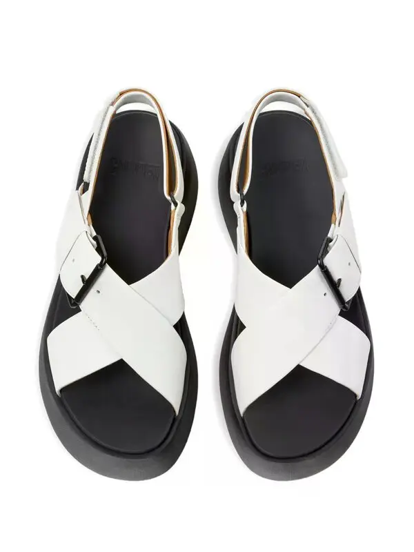 Camper Tasha Leather Sandals - White