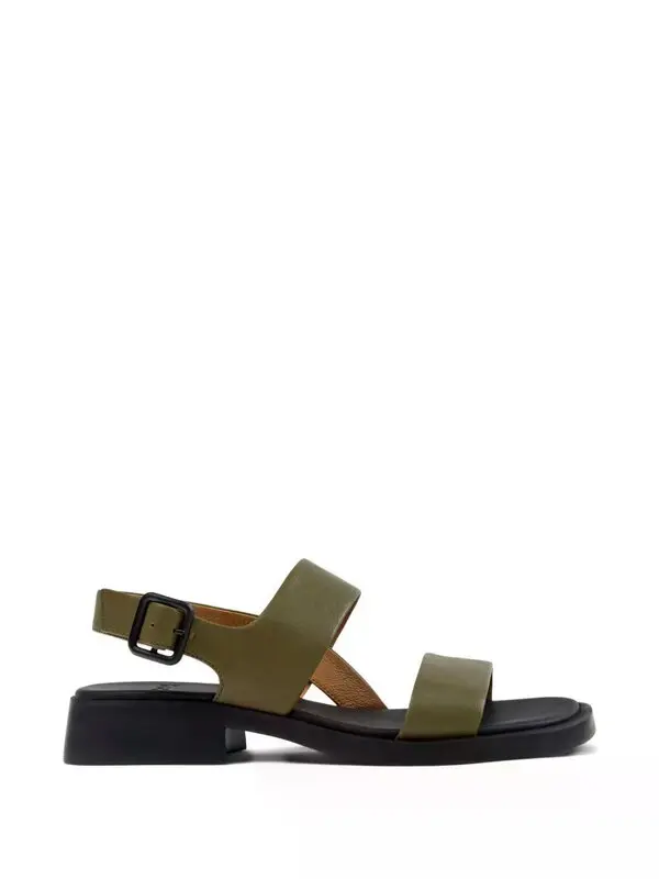 Camper Dana Leather Sandals - Green