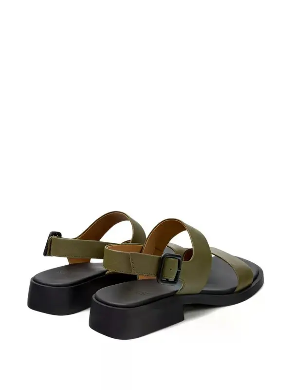 Camper Dana Leather Sandals - Green