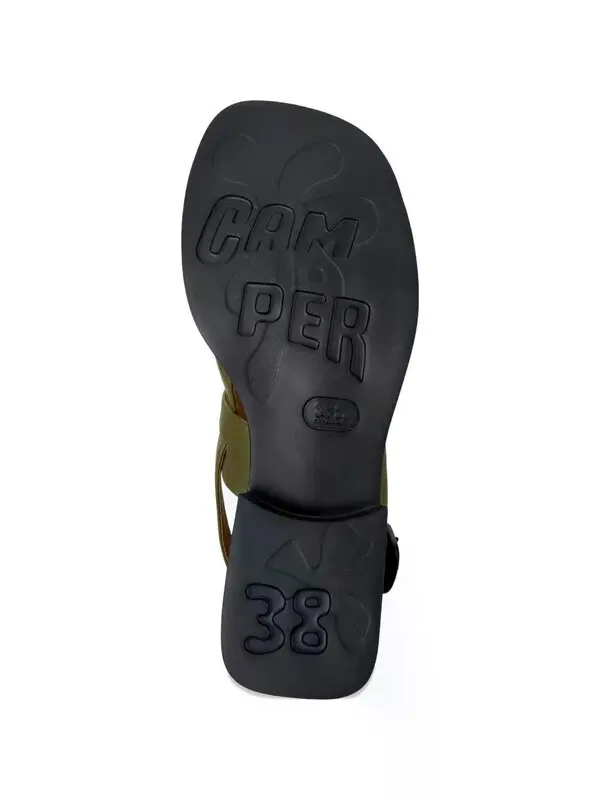 Camper Dana Leather Sandals - Green