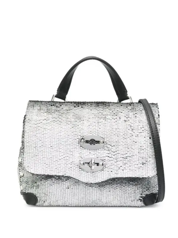 ZANELLATO Baby Postina® Sequin Top-handle Tote Bag
