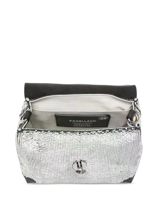 ZANELLATO Baby Postina® Sequin Top-handle Tote Bag
