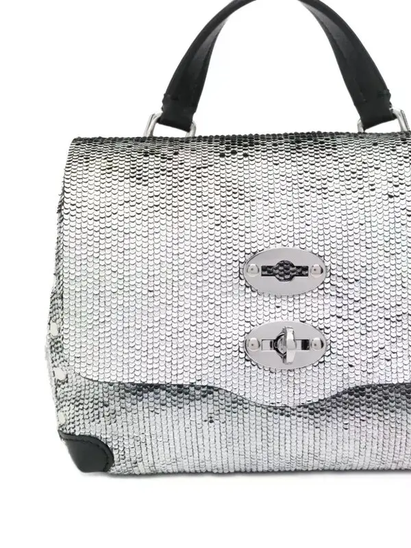 ZANELLATO Baby Postina® Sequin Top-handle Tote Bag