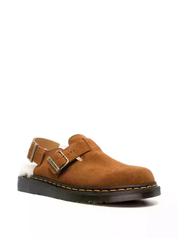 Dr. Martens Shearling Buckle Mules