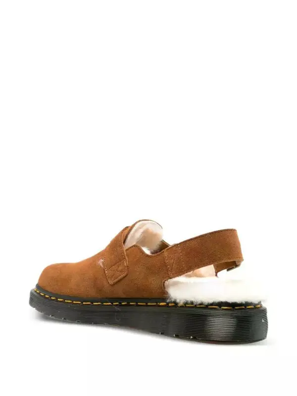 Dr. Martens Shearling Buckle Mules