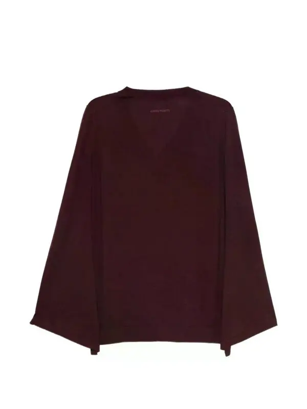 Alberta Ferretti Bell-sleeve Top