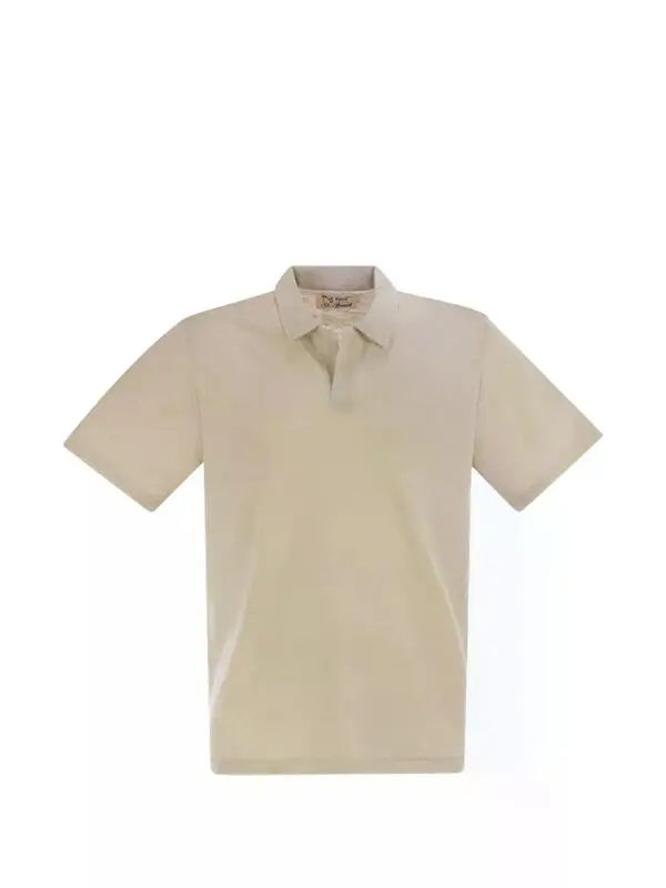 MC2 SAINT BARTH Linen Polo Shirt