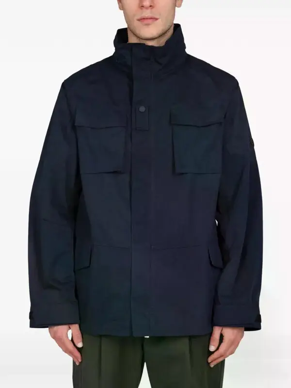 LARDINI Flap-pocket Windbreaker Jacket