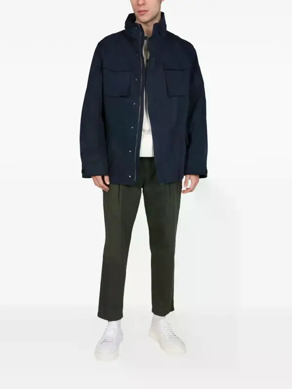 LARDINI Flap-pocket Windbreaker Jacket