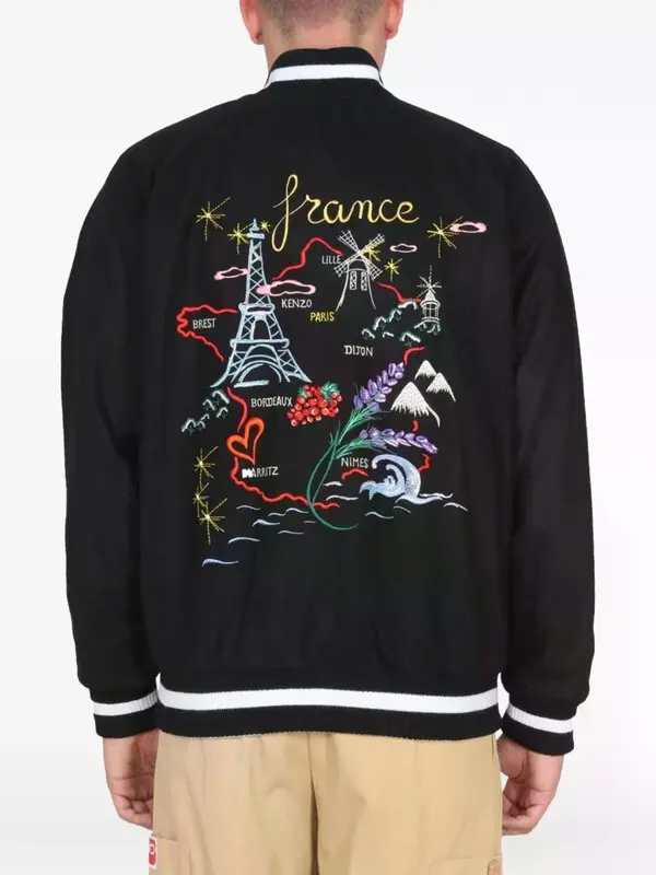 Kenzo Embroidered Bomber Jacket