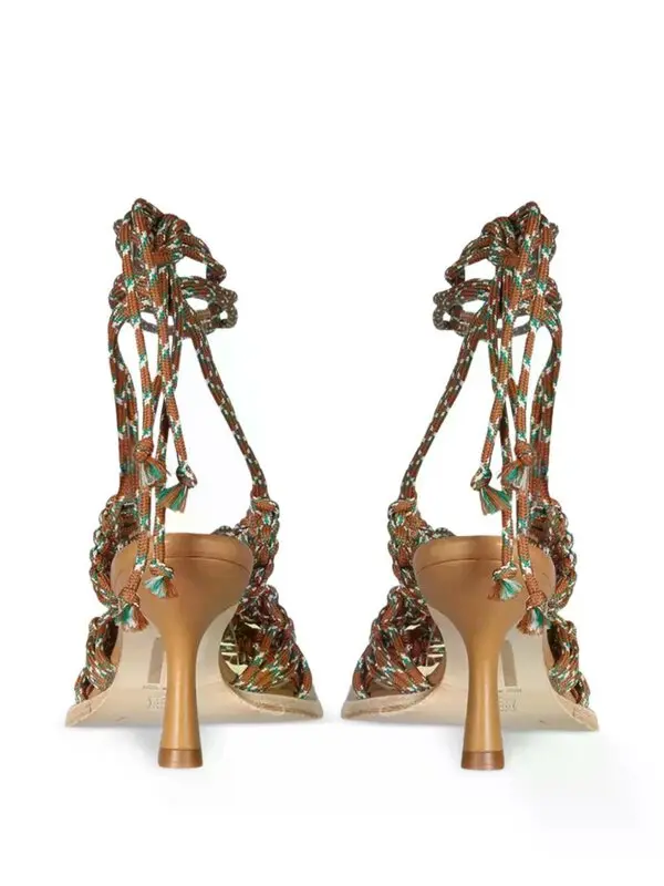 MIISTA Braided Wraparound Sandals