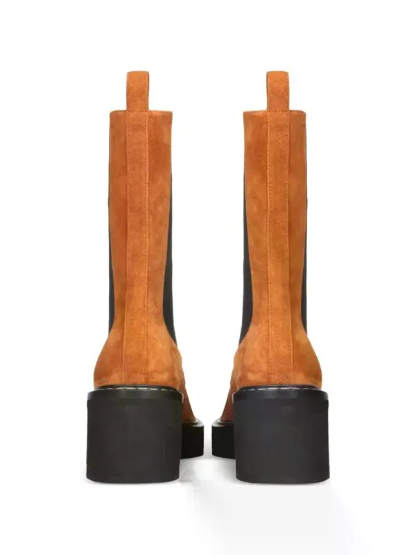 Khaite Suede Chelsea Boots - Brown