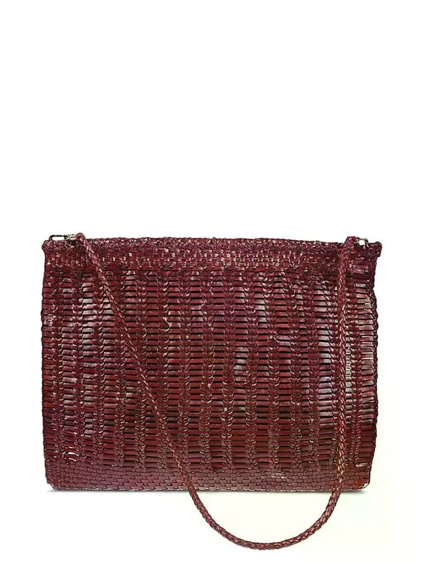 VIPERA Woven-leather Shoulder Bag