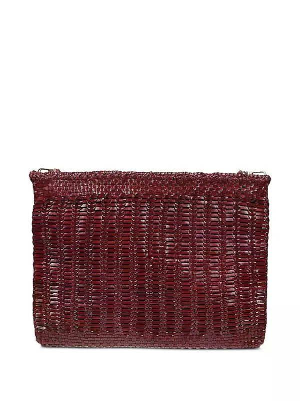 VIPERA Woven-leather Shoulder Bag