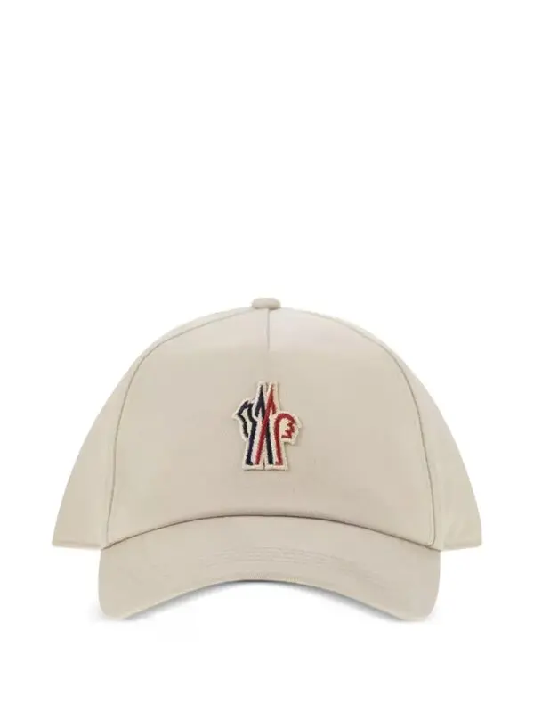 Moncler Logo-patch Baseball Cap - Neutrals