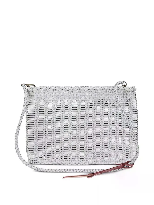VIPERA Saba Woven Shoulder Bag - White