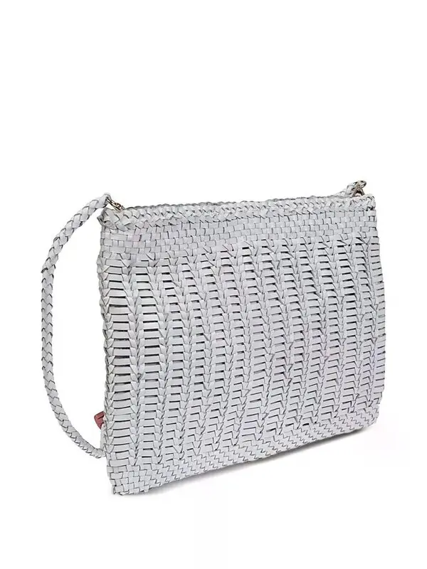 VIPERA Saba Woven Shoulder Bag - White