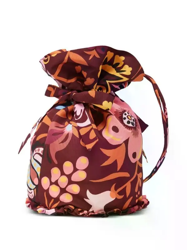 La DoubleJ Ceremony Floral-print Bucket Bag