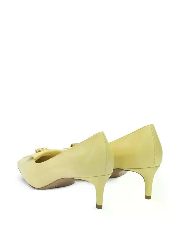 Khaite Celia Buckle Pumps - Yellow